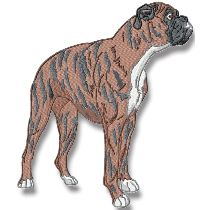 Boxer Realistic Embroidery - Pam's Embroidery Designs