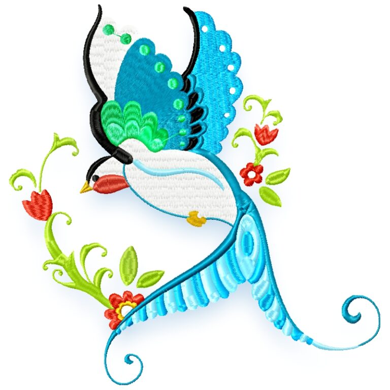 Beautiful Birds Machine Embroidery - Pam's Embroidery Designs