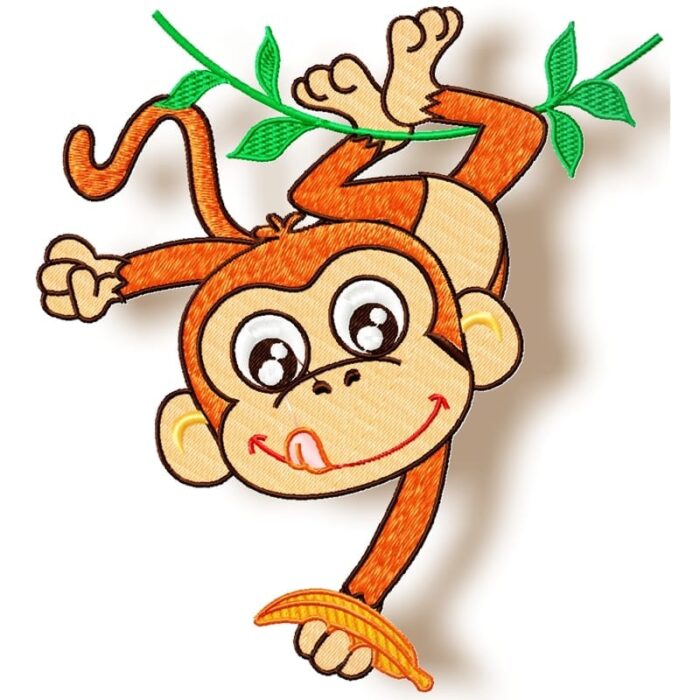 Cheeky Monkey Machine Embroidery - Pam's Embroidery Designs