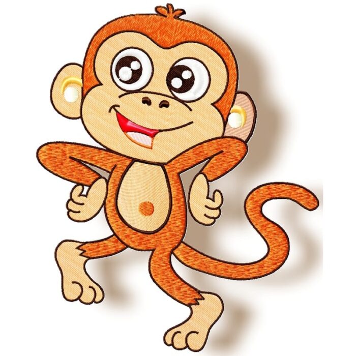 Cheeky Monkey Machine Embroidery - Pam's Embroidery Designs
