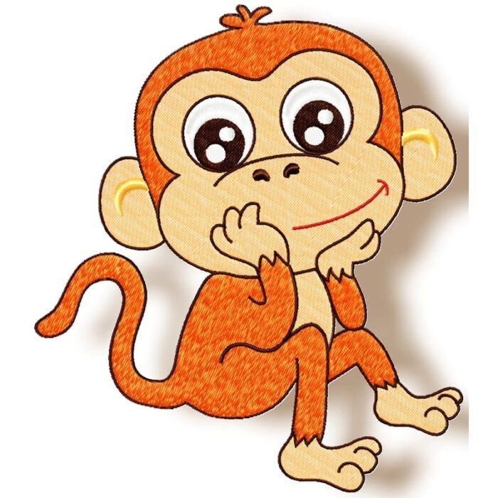 Cheeky Monkey Machine Embroidery - Pam's Embroidery Designs