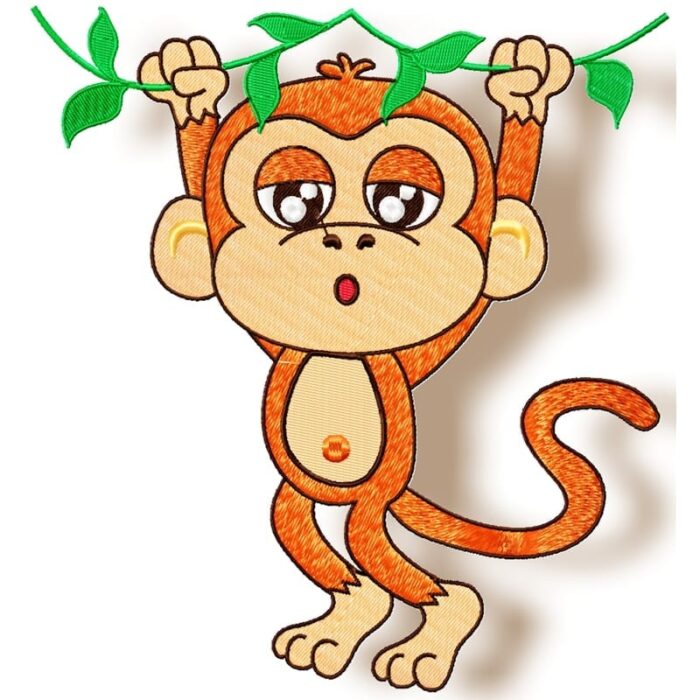 Cheeky Monkey Machine Embroidery - Pam's Embroidery Designs
