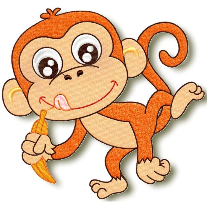 Cheeky Monkey Machine Embroidery - Pam's Embroidery Designs