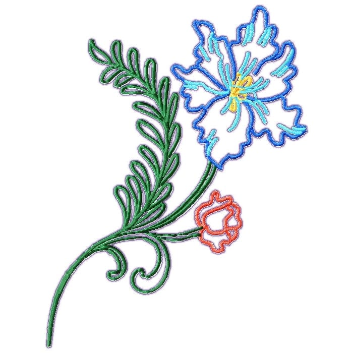 Paradise Flowers Machine Embroidery - Pam's Embroidery Designs