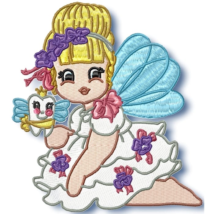 Tooth Fairies Machine Embroidery - Pam's Embroidery Designs