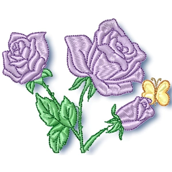 Roses Machine Embroidery - Pam's Embroidery Designs