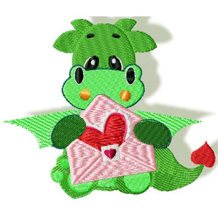 Love Dragon Machine Embroidery - Pam's Embroidery Designs