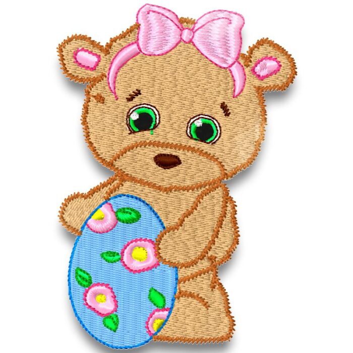 Beary Easter Machine Embroidery - Pam's Embroidery Designs