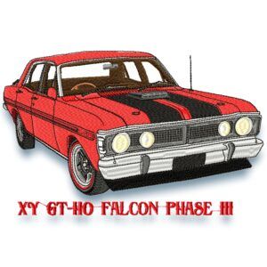 Ford Falcon Cobra XC Machine Embroidery