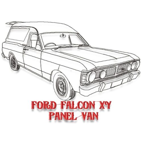 Ford Falcon XY Panel Van Pam's Embroidery