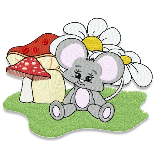 Tiny Mice 10 Fun Adorable Machine Embroideries - Pam's Embroidery Designs