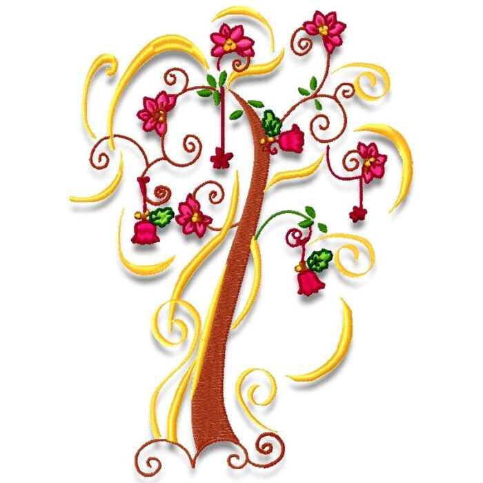Decorative Trees 10 Wonderful Decorative Designs - Pam's Embroidery Designs