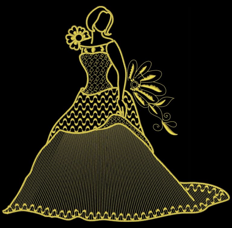 Elegant Ladies Machine Embroidery - Pam's Embroidery Designs